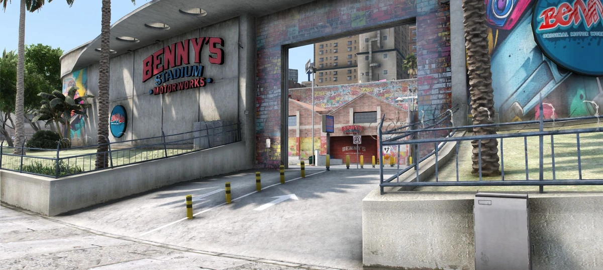 BENNY’S STADIUM MLO – Fully Open Source | Optimized Mechanic Map for ...