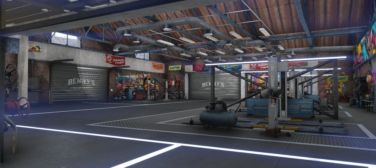 BENNY’S STADIUM MLO – Fully Open Source | Optimized Mechanic Map for ...