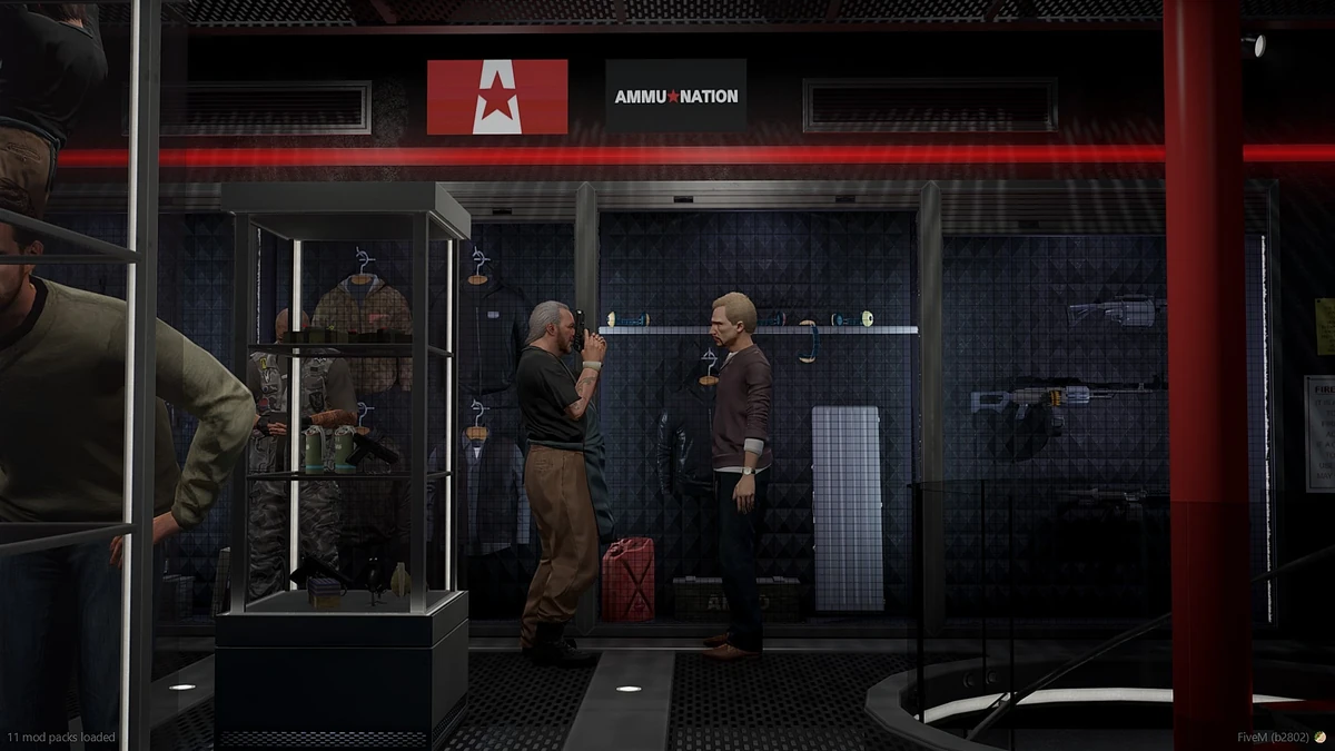 Ammu-Nation MLO FiveM – 11 Weapon Store Interiors Pack | FiveM Mod Store