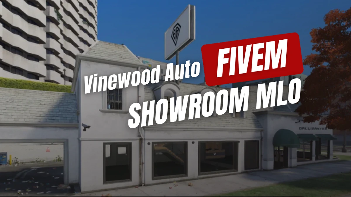 Vinewood Auto Showroom MLO | FiveM Mod Store